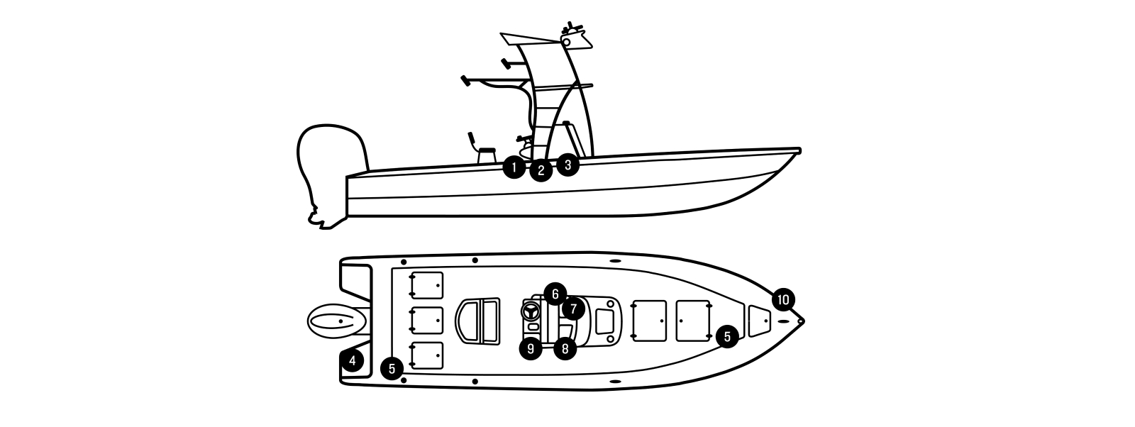 Center-Dual Hull | Saltwater Fishing | Build Your Marine System | Garmin